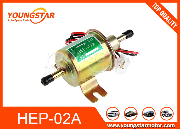 ปั๊มเชื้อเพลิงไฟฟ้าแรงดันต่ำ OEM HEP-02A HEP02A 12V วัสดุทองแดง